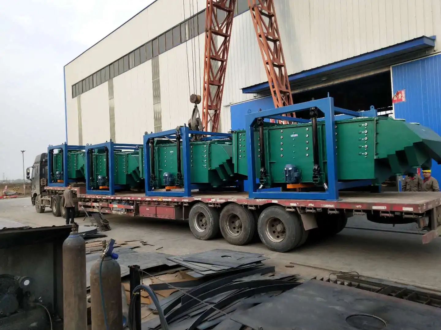 Multi Layers Rectangular Gyratory Screening Sand Vibrating Screen For ...