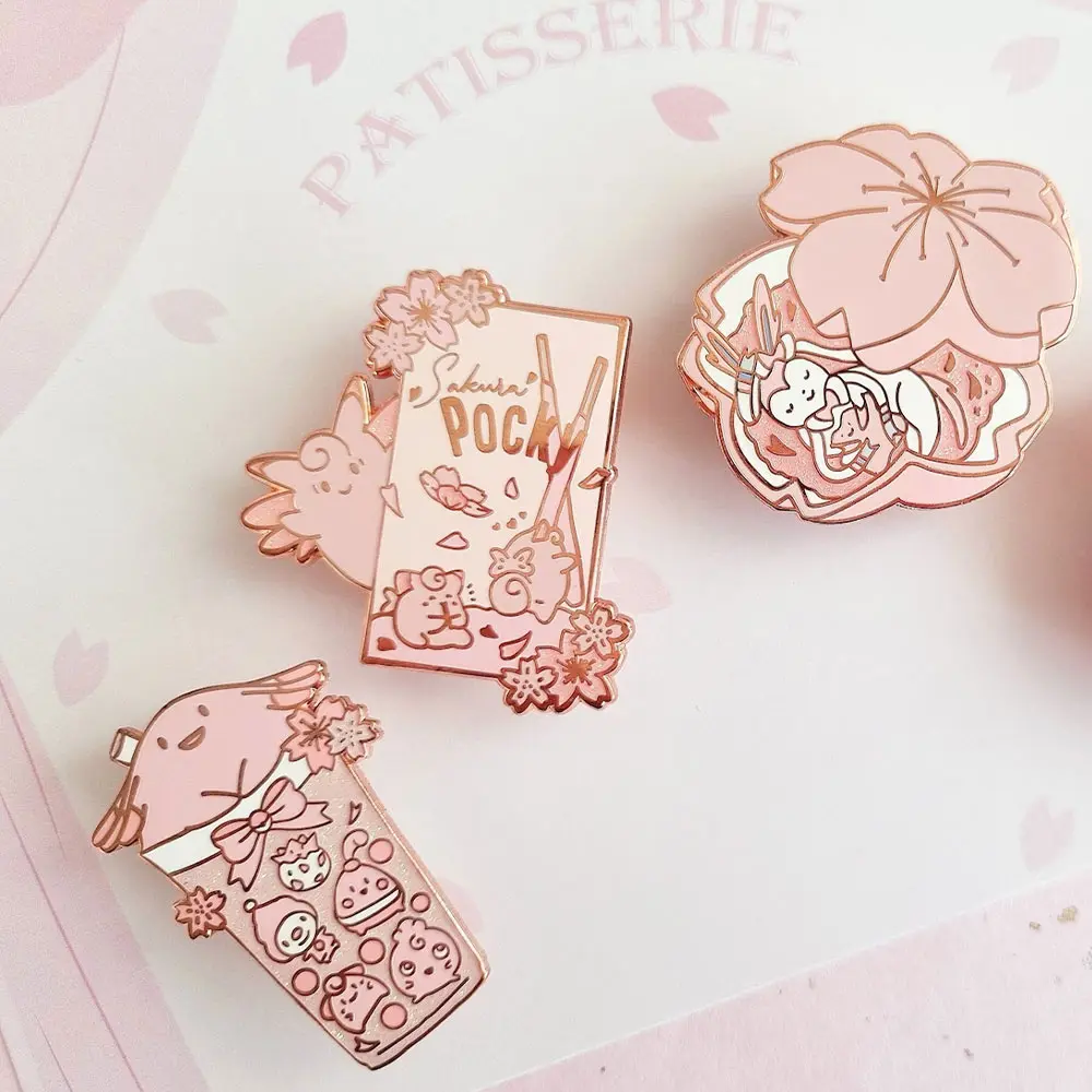 Custom Cartoon Logo Anime Characters Soft Enamel Pins For Bag Hats ...