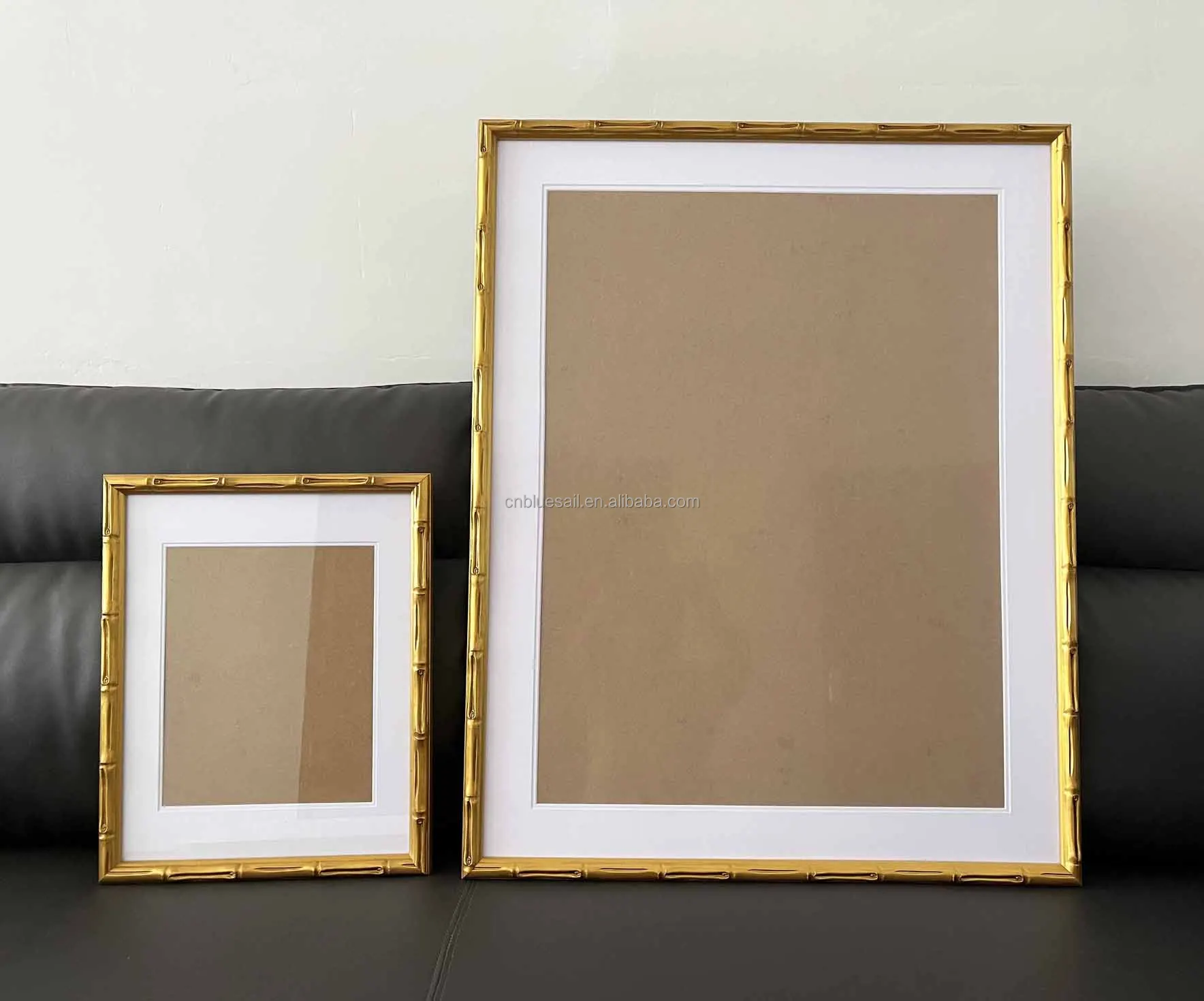 Faux Bamboo Picture Frame - Luxurious Solid Wood Photo Frame