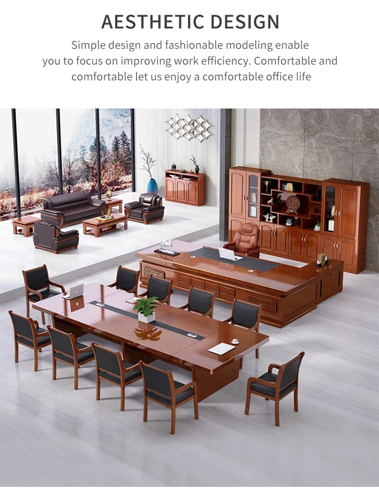 Lbz-38 Escritorio Office Furniture Boss Desk Manager Executive Office ...