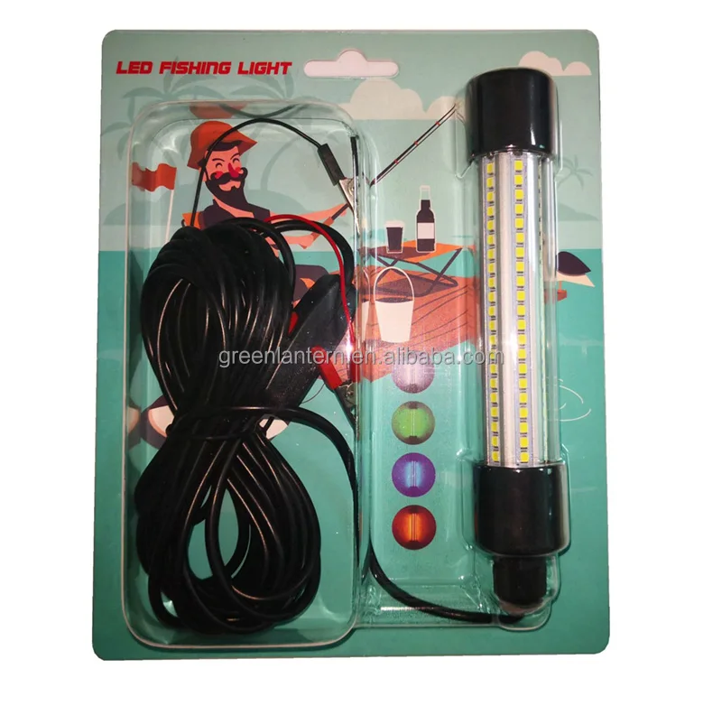 13w Fish Luring Led Lamp Underwater Flash Light Bait Deep Fish ...