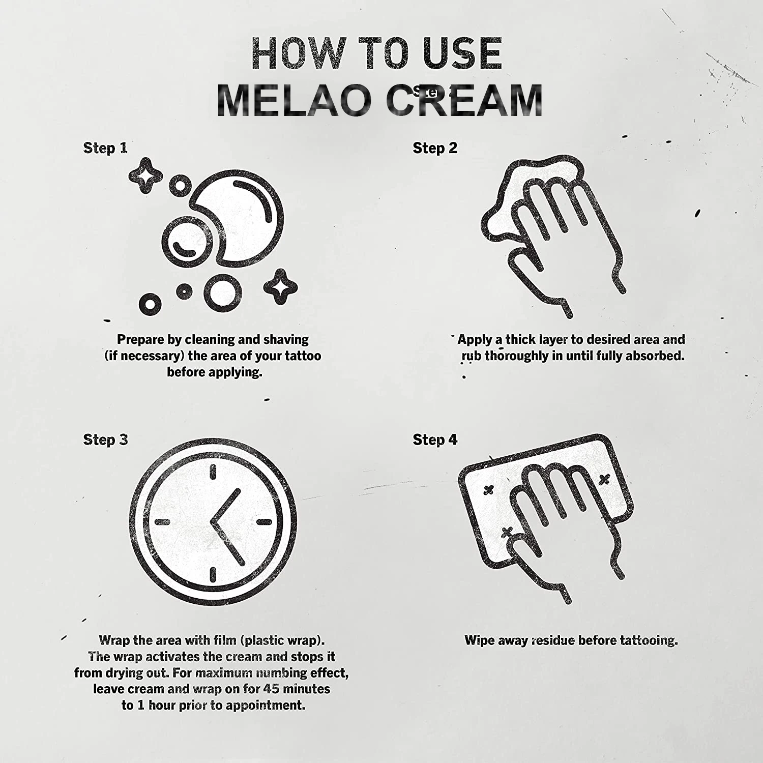 Melao Customised Butter Logo Vegan All Natural Tattoo Itching Soreness ...