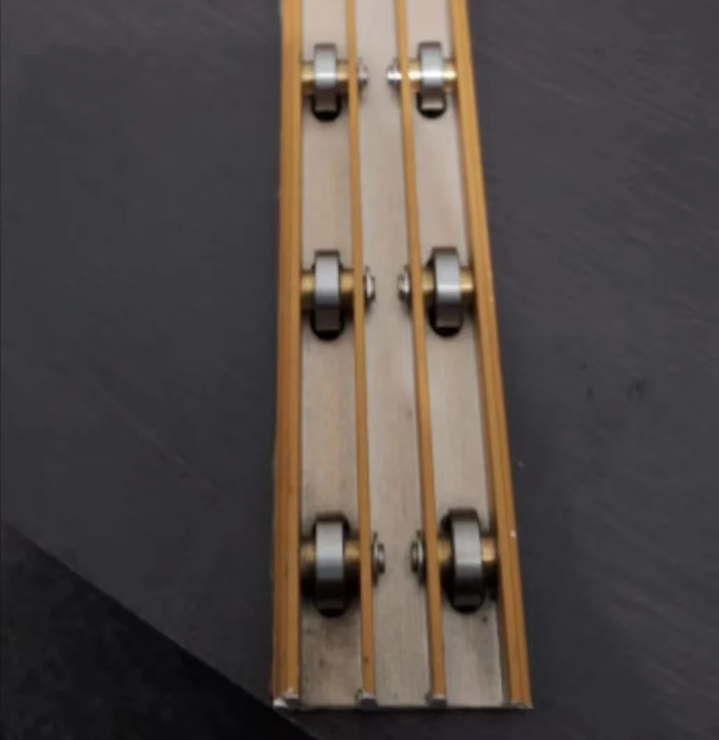 Aluminum door roller sliding wheel, good bearing, suitable for heavy ...