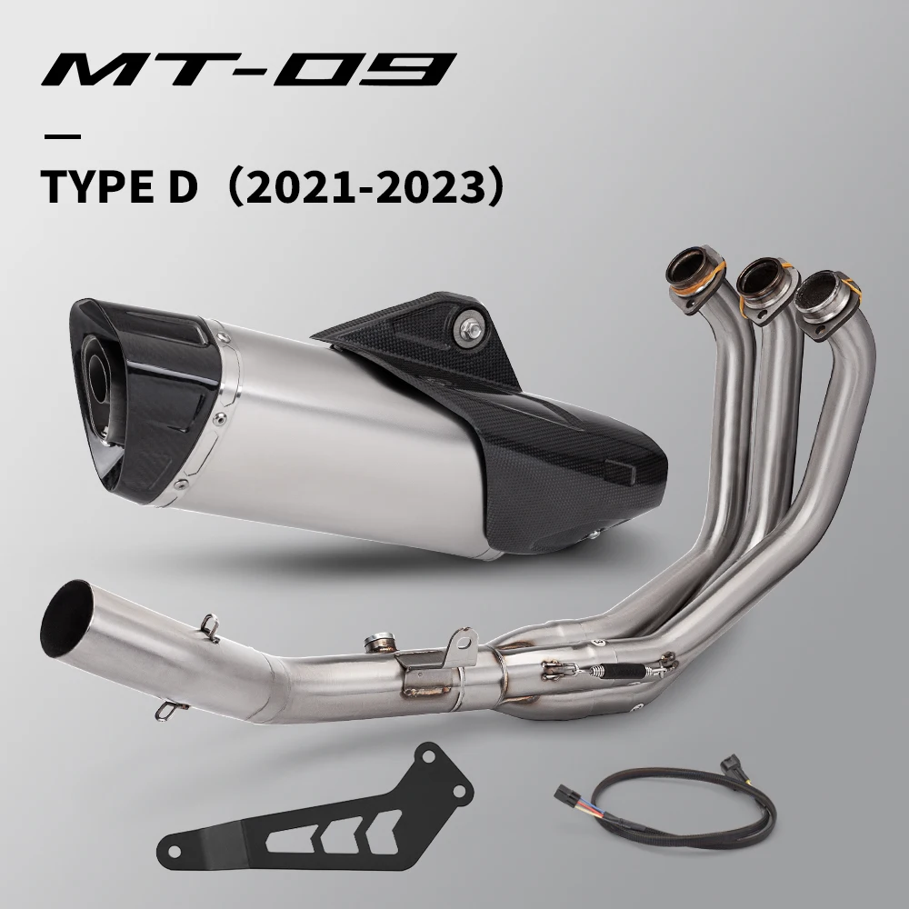 2021-2023 MT09 MT-09 MT09SP FZ09 Motorcycle Exhaust Pipe Complete ...
