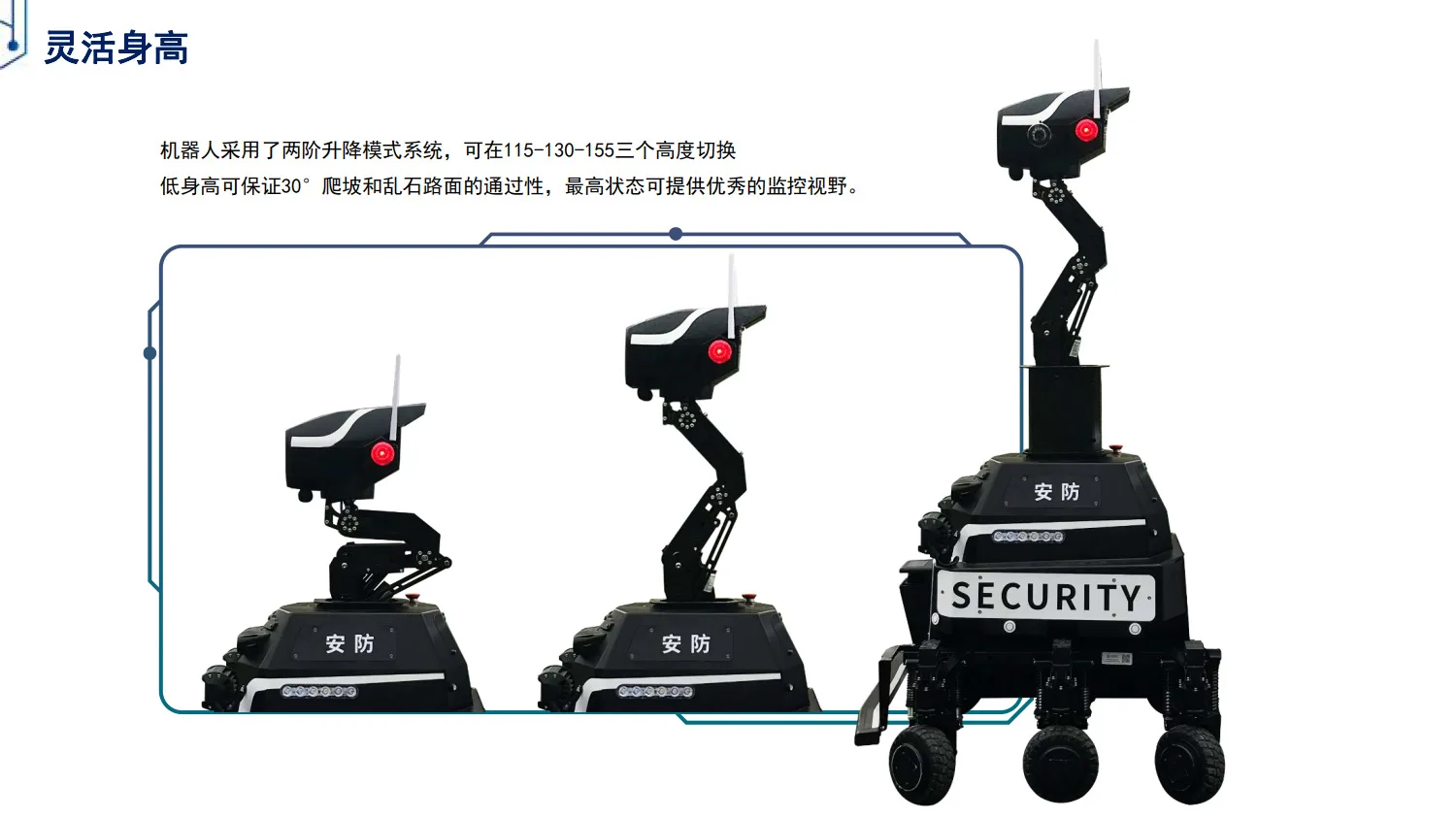 Warehouse Campus Airport Patrol Robot No Dead Angle Autonomous Security ...