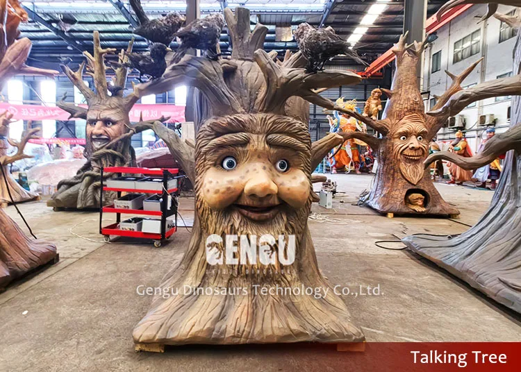 Artificial Speaking Tree - Interactive Animatronic Model
