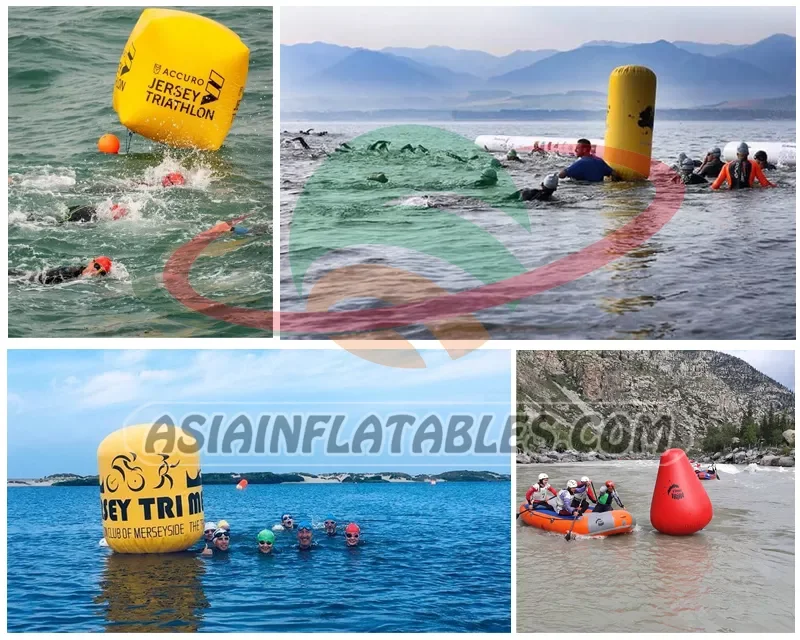 Factory Price Inflatable Tube Buoy,Water Park Inflatable Water Barrier ...