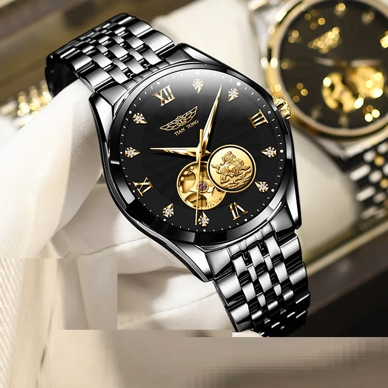 Alibaba.com: High End 24K Watches Automatic Men Luxury Gold Wrist Watch ...