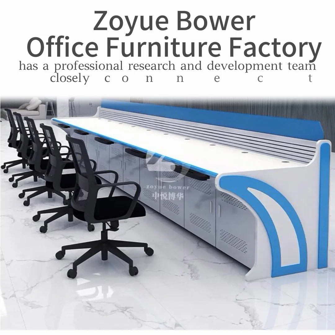 Customize Arc Shaped Work Station Desk Control Room Console Combined ...