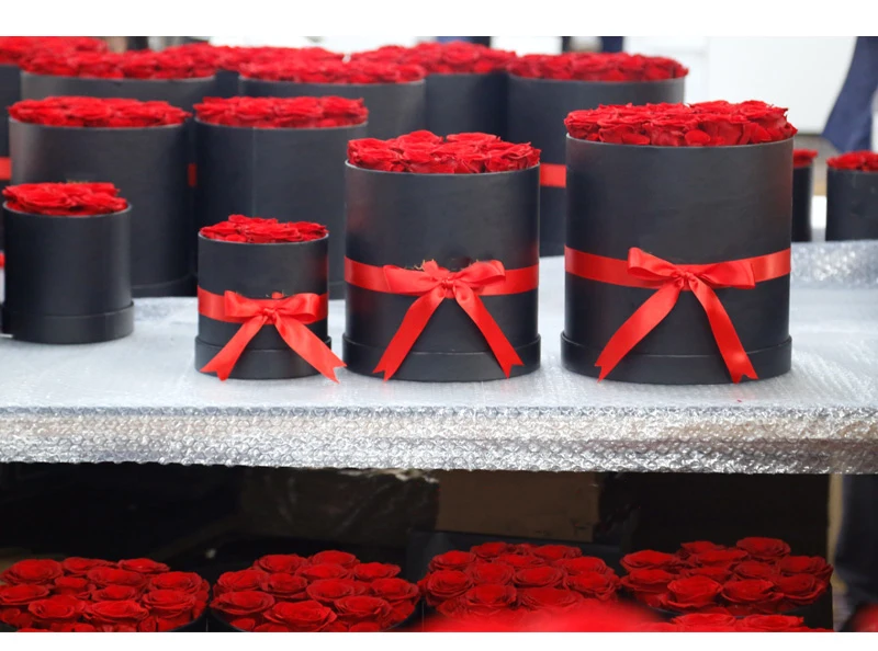 Eternal Preserved Roses in Gift Box - Perfect Valentine's Day Flower ...