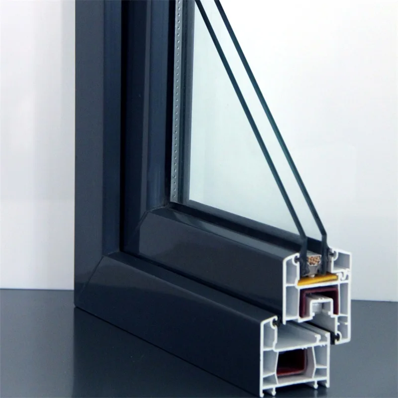 Odm&oem 60mm Customized Pvc Casement Doors Anti Uv Upvc Door Profiles ...