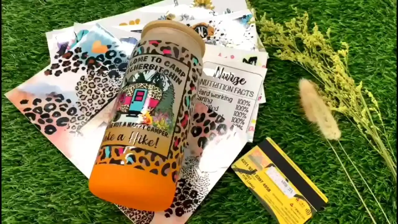 Wholesale Christmas Designs Uv Dtf Cup Wrap Transfers Uv Dtf Cup Wrap ...