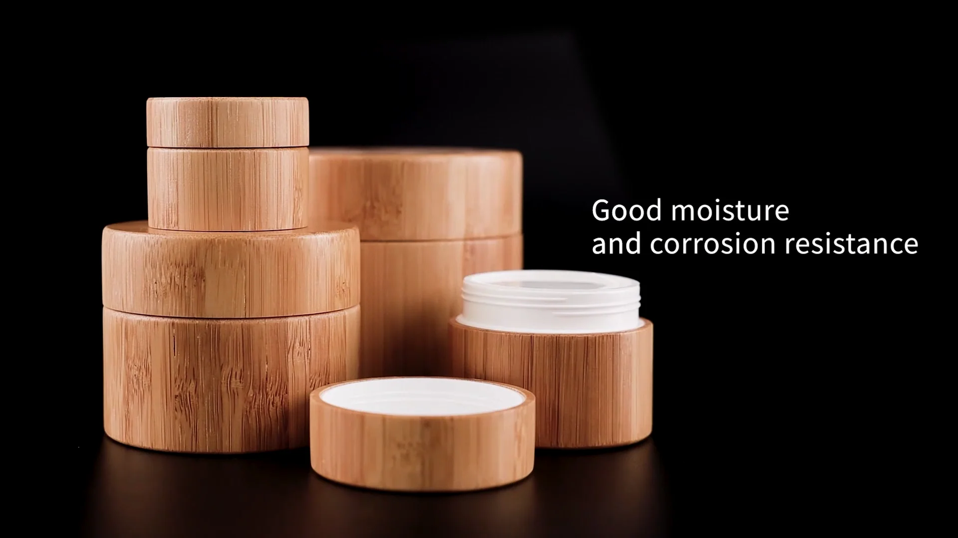 15g 30g 50g Bamboo Cosmetic Jar,Wooden Cream Jars With Bamboo Lids ...