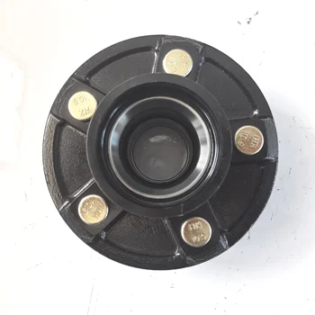 3500lb Forged Trailer Axle Spindle 6 Stud Lugs Caps Atv Mini Wheel ...