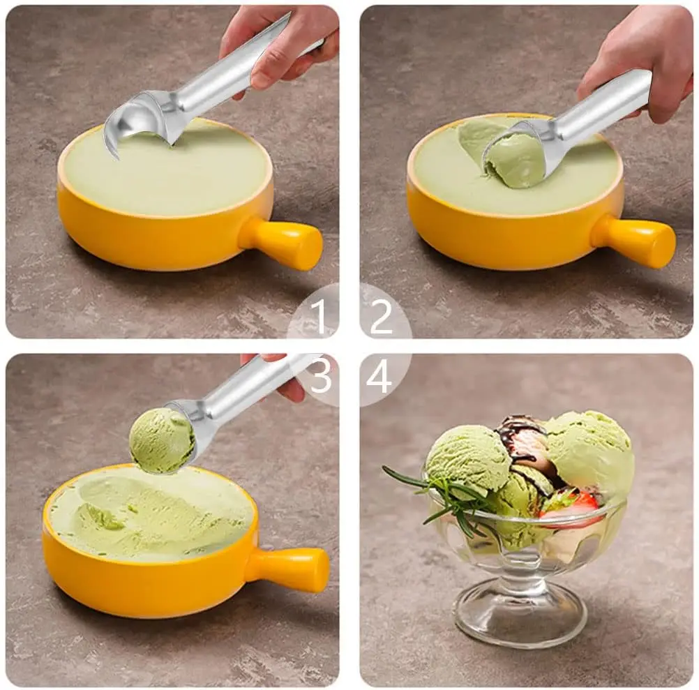 Eco-friendly Ice Cream Scoop - Durable Aluminum Design