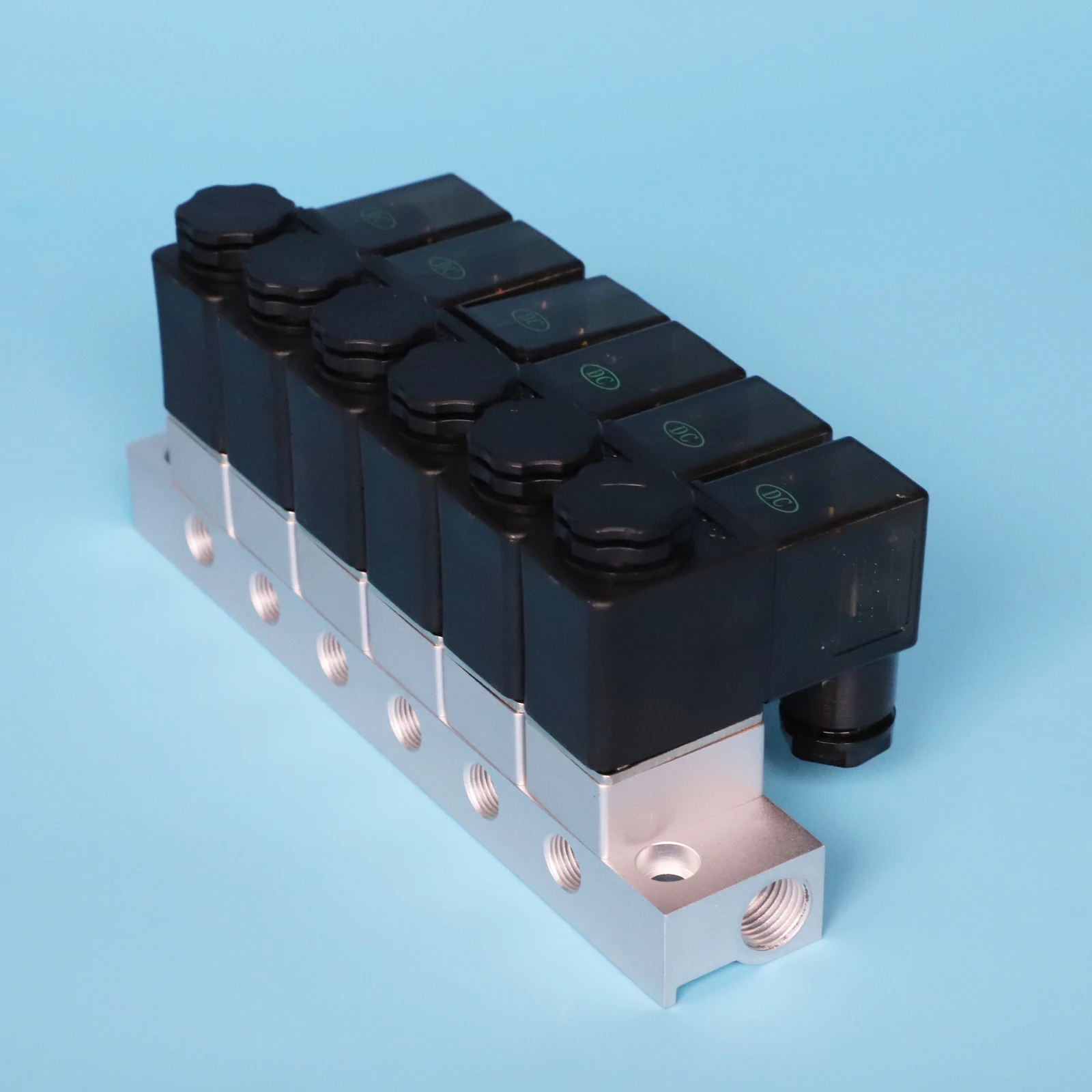 2v Series Direct Acting 4 Port 6 Port 8 Port Valves In One Pneumatic 24 ...