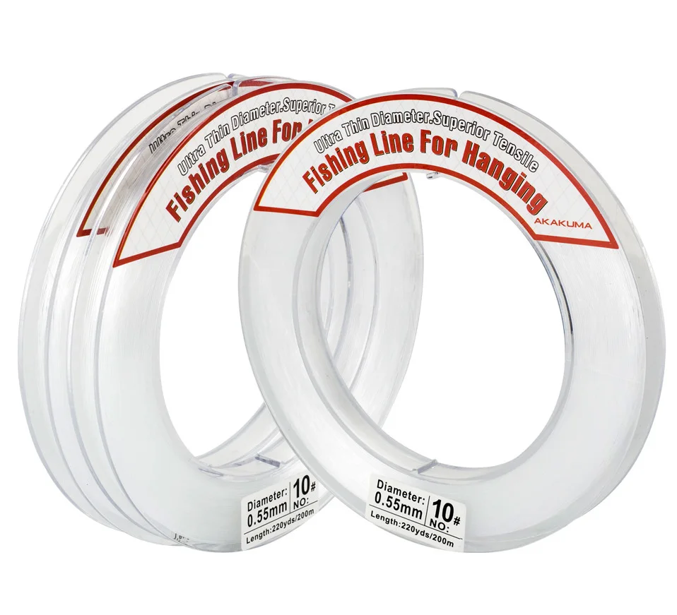 Clear Fishing Wire Fishing Line Clear Invisible Hanging Wire Strong ...