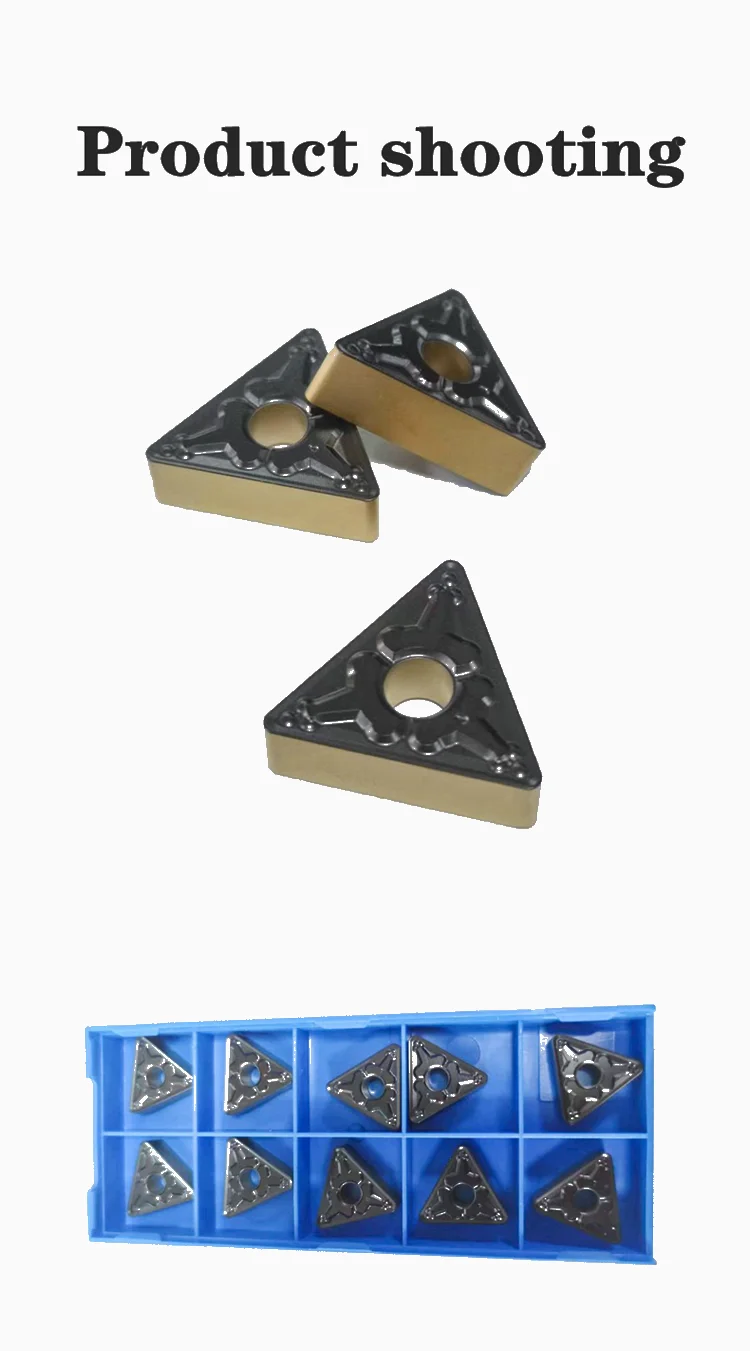 Custom Carbide Tnmg1604 Nc Triangular Outer Round Turning Blade - Buy ...