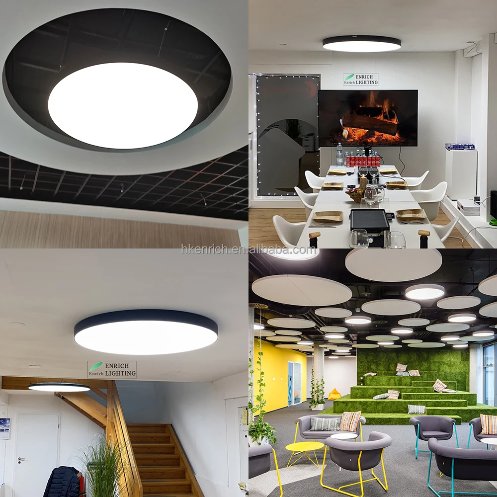 Aluminum Frame Direct Lighting Led Chandelier Surface Mounted Hanging ...