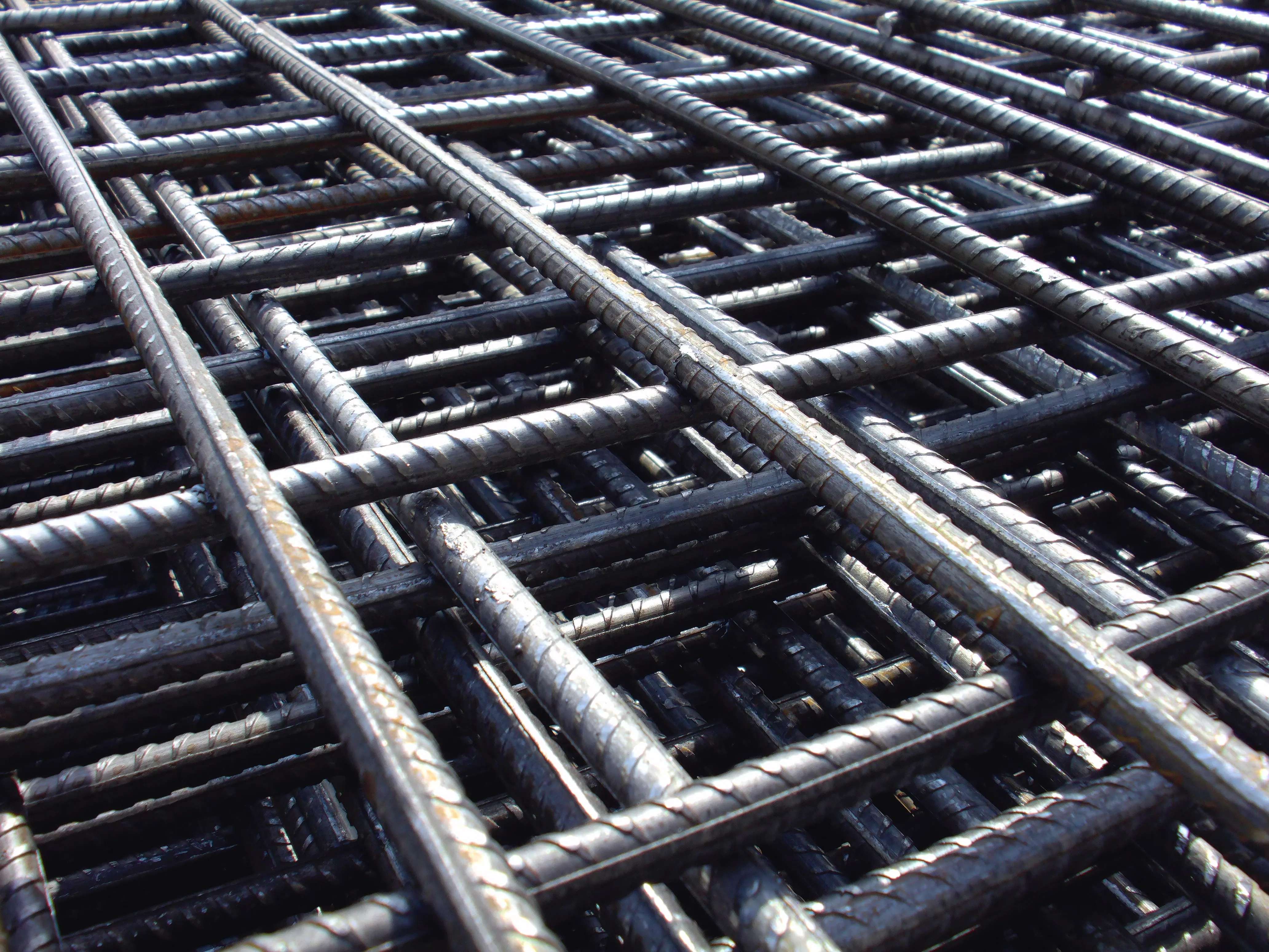Rebar Steel Deformed Concrete Reinforcing Welded Mesh Factory/ Trench ...