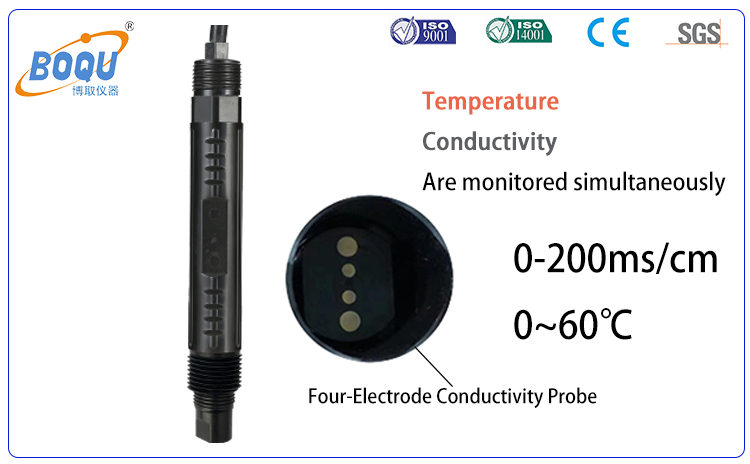 Four-electrode Conductivity Sensor EC-A401 by BOQU