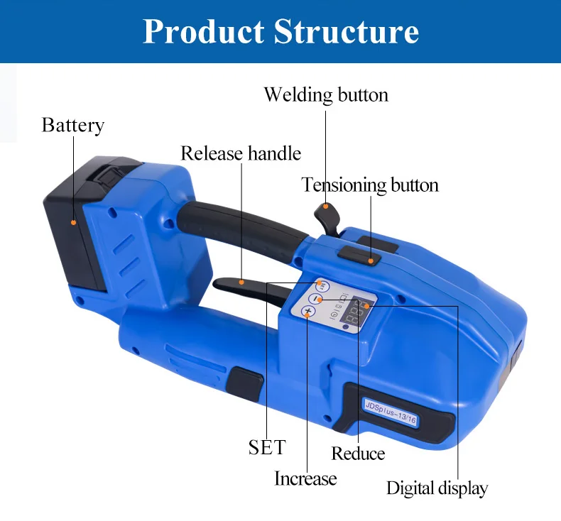 2025 Battery Strapping Tool Friction Welding Packing Machine Smart ...