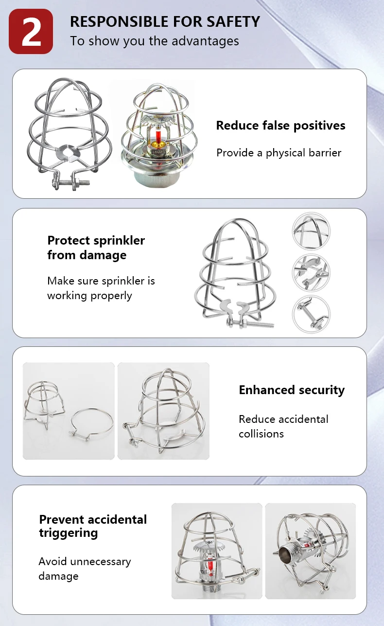 Dn20 Fire Sprinkler Head Guard - Buy Iron Custom Fire Sprinkler Guard ...