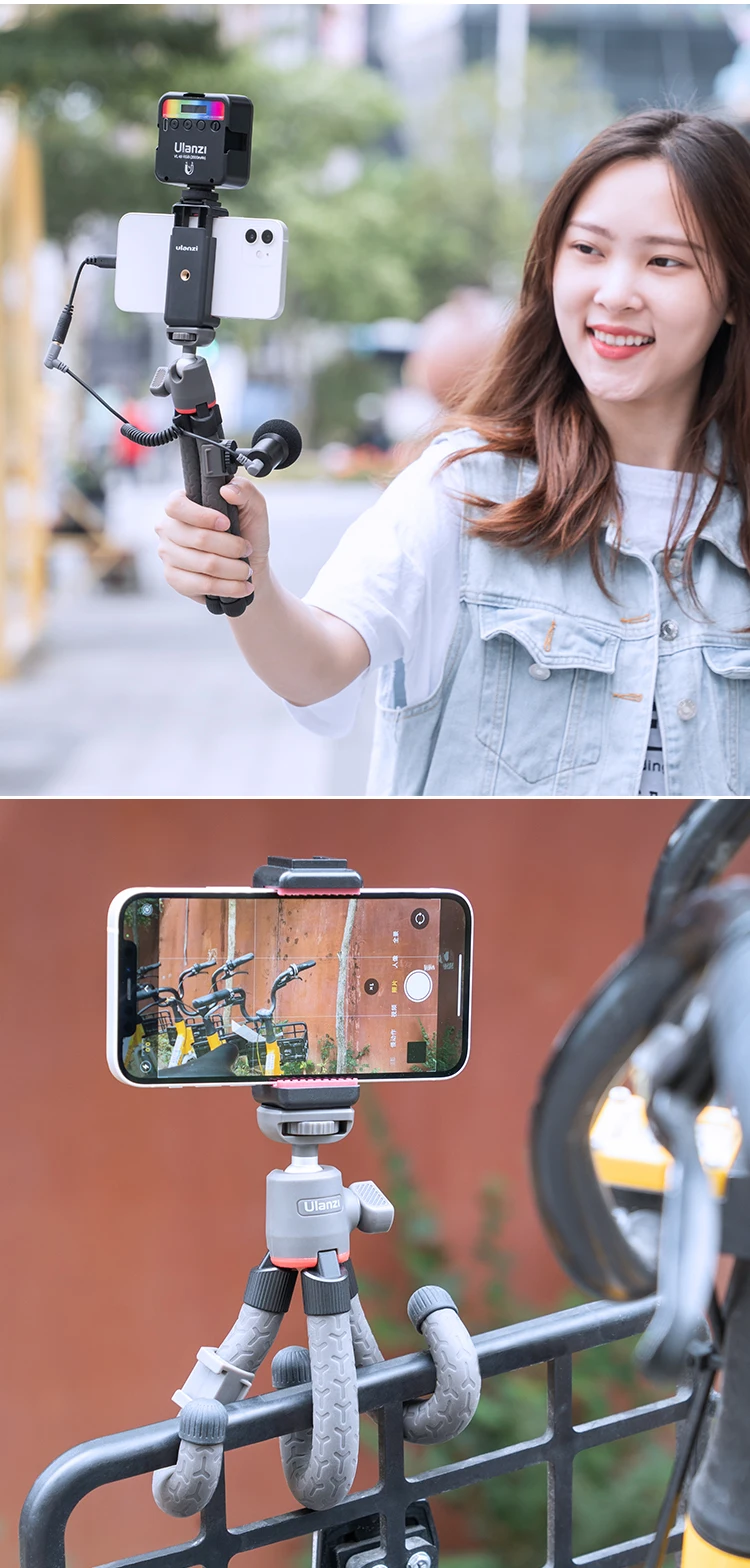 Ulanzi Mt-19 Octopus Phone Tripod Mini Flexible Camera Tripod With ...