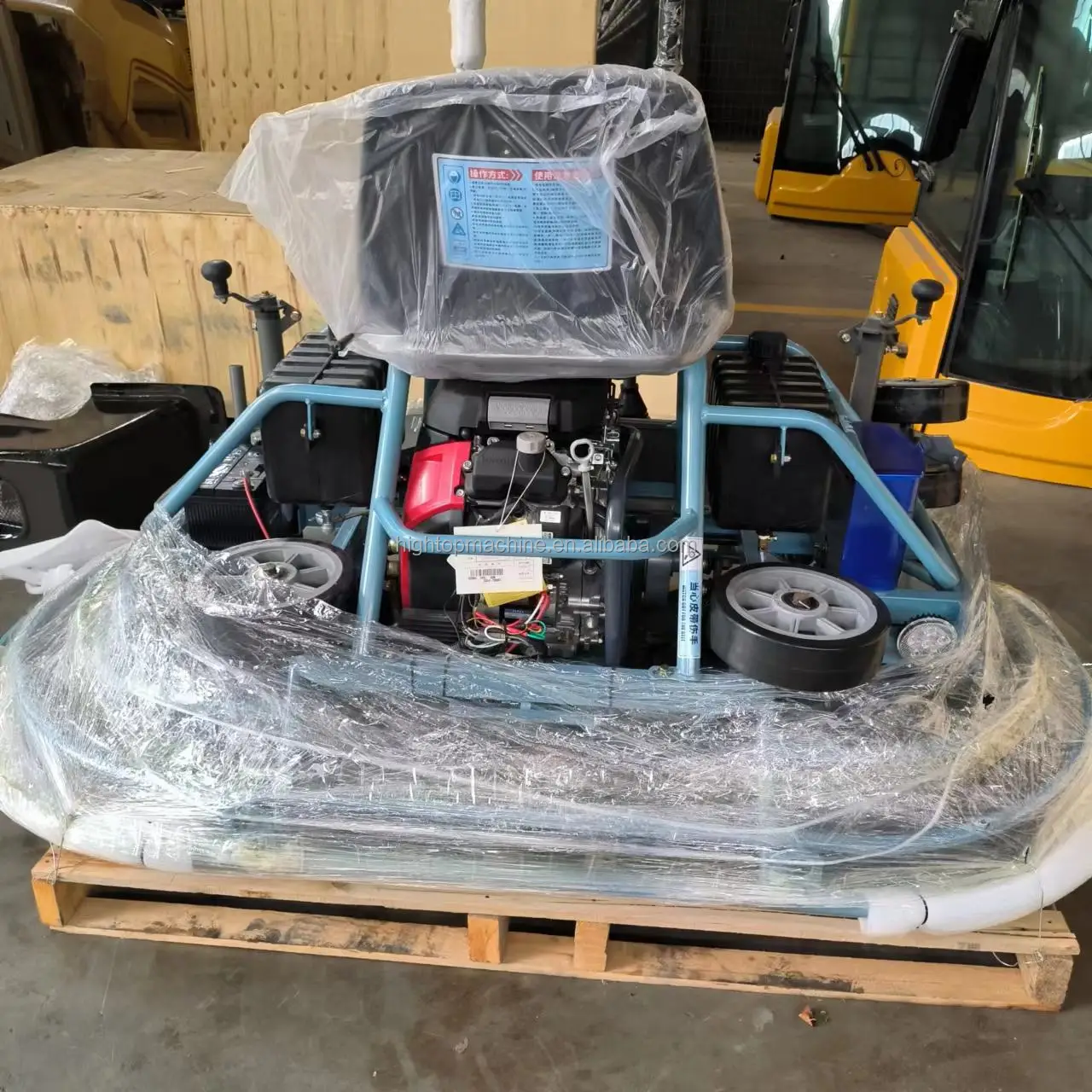 Hot Sale Petrol Engine Trowel Gasoline Concrete Power Trowel With Seat ...