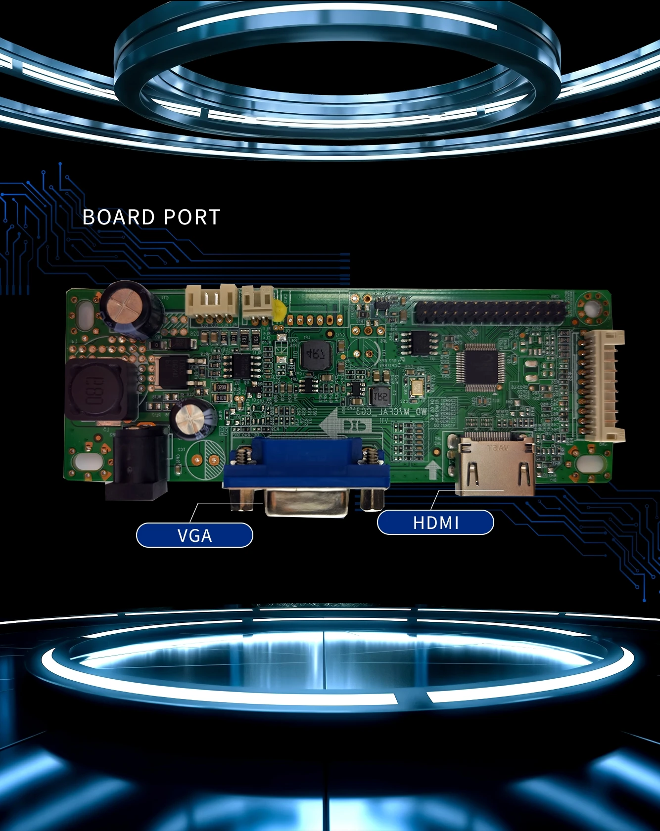 Cheap Vga Hdmi Lvds 54v Fhd 60hz Pin Lcd Controller Board For Monitor ...