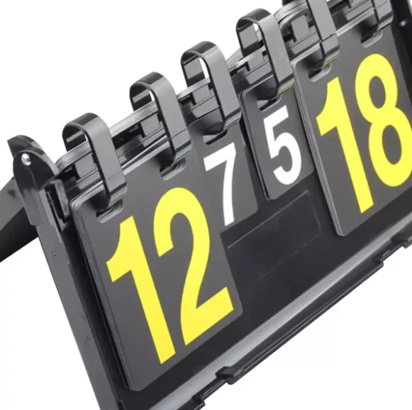 Portable Scoreboard Manual Tennis Scoreboard Volleyball Football Soccer ...