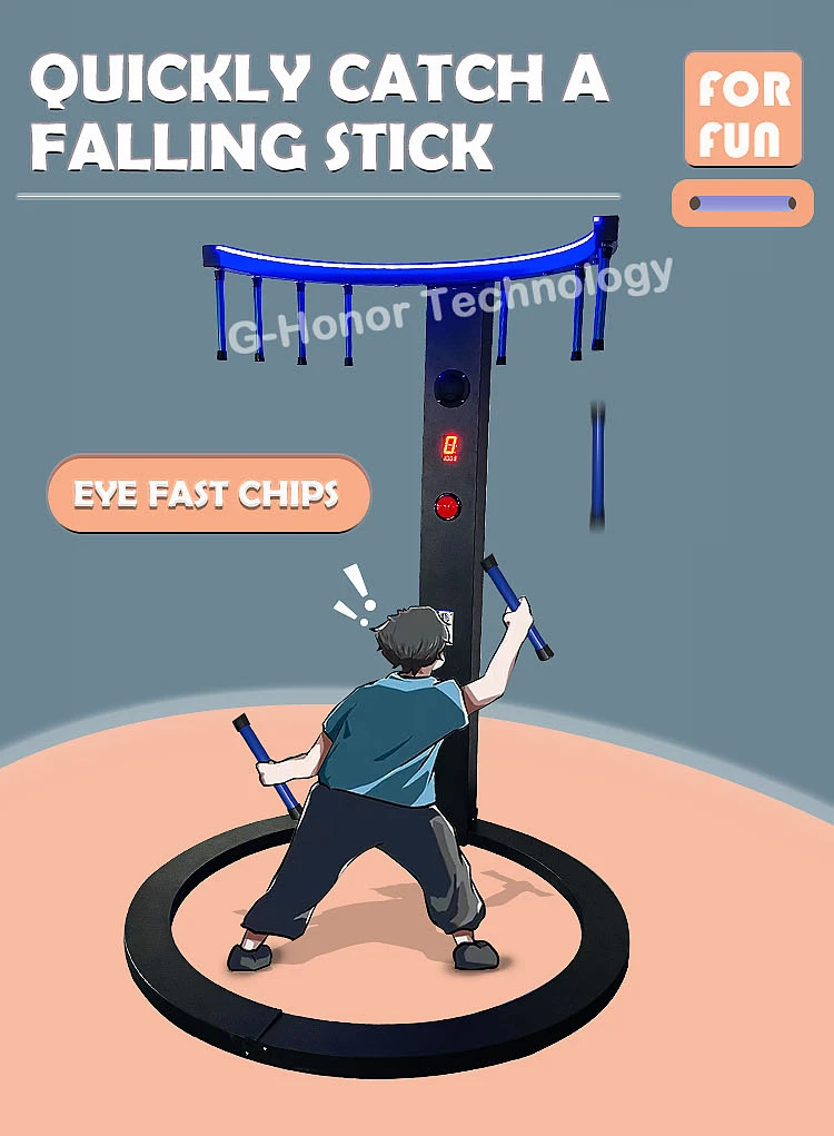 Eyes Fast Chips Machine Arcade Falling Stick Game Arcade Machine ...