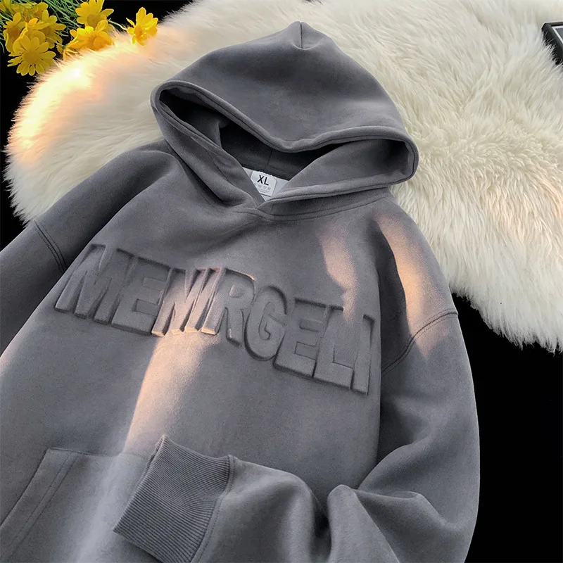 Shop Our 100% Cotton Women's Pullover Hoodie - Oversize & Embossed