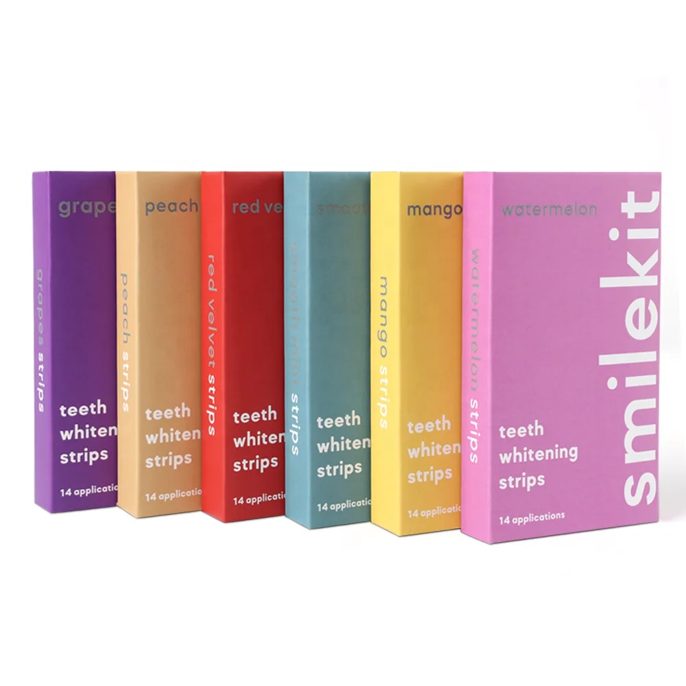 Smilekit Fruit Flavor Teeth Whitening Strips - Non Peroxide