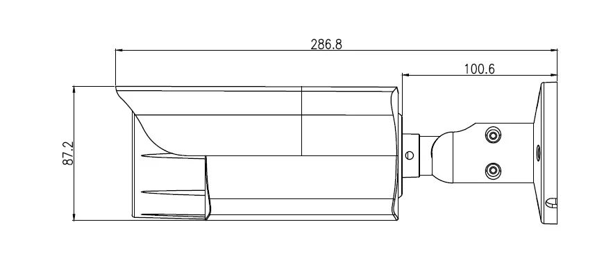 8MP 4K Bullet Cctv IP Camera with Internal POE 2.8-12mm Varifocal Lens ...
