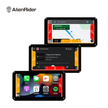 Alienrider M12 Pro Motorcycle Carplay Navigation Dash Cam With 6 Inch ...