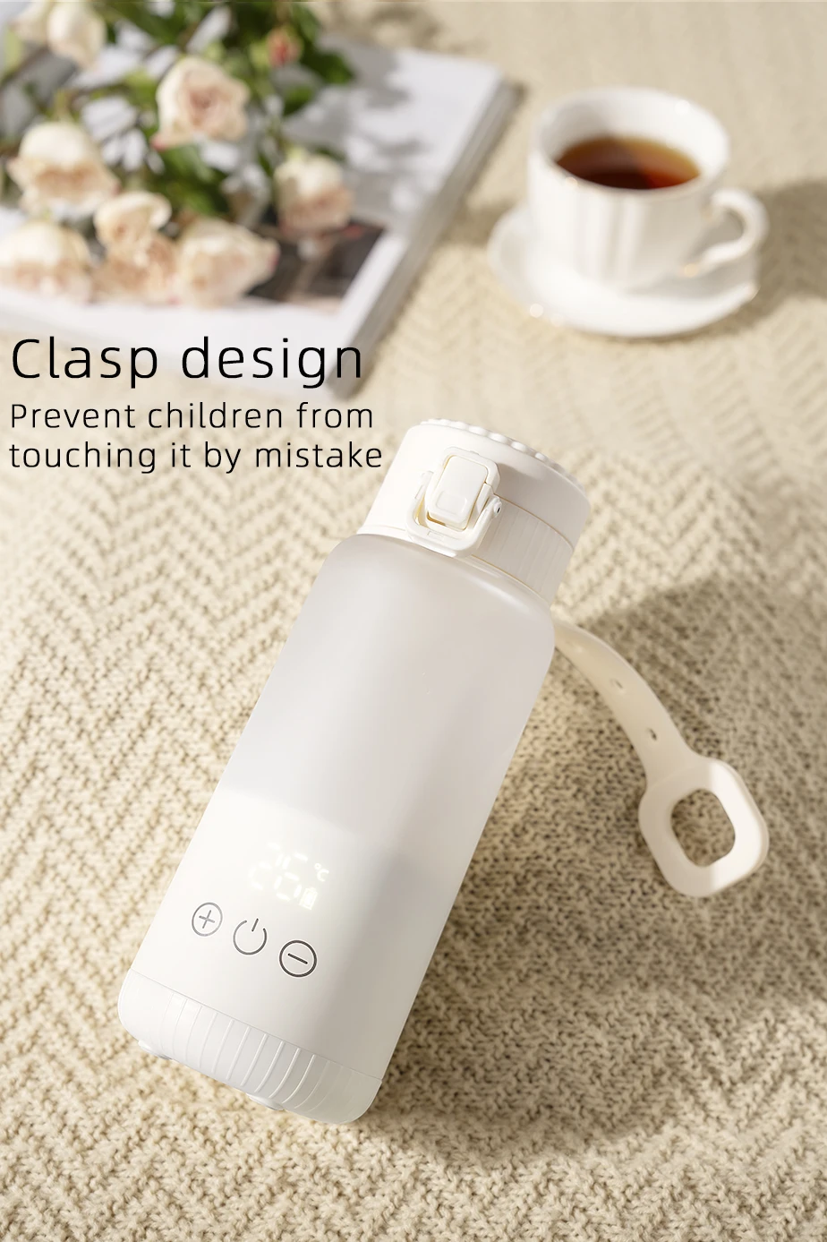 USB Battery Charge Portable Kettle for Travel Baby Bottle Warmer