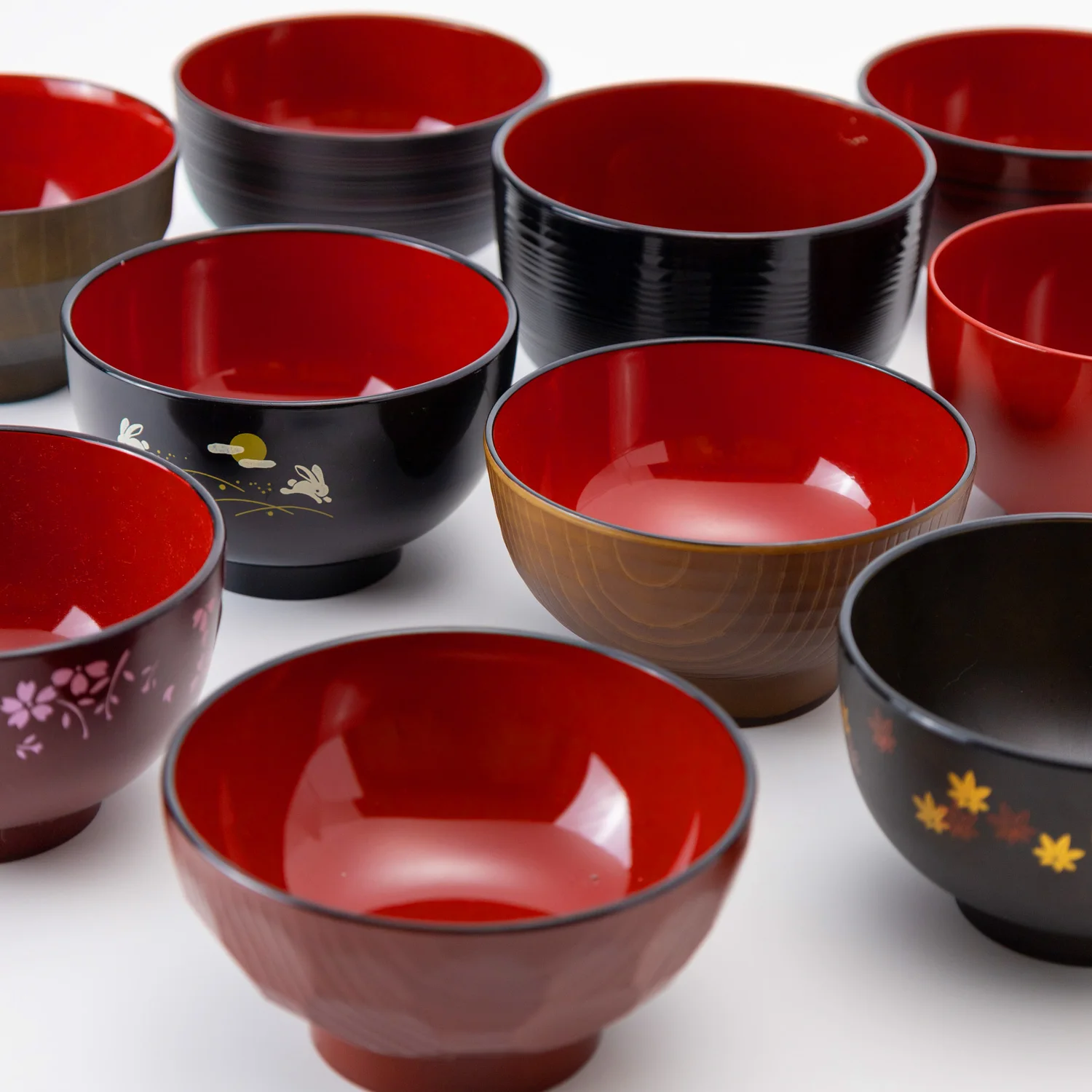 Strong Lightweight Pet Resin Dinnerware Japanese Large Soup Bowl Black strong-lightweight-pet-resin-dinnerware-japanese-large-soup-bowl-black