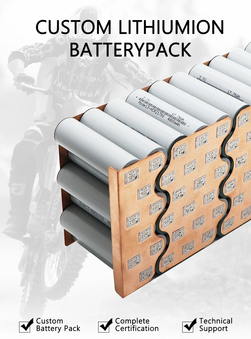 21700 3.7V 5000mah Lithium Battery - High Capacity for E-bikes