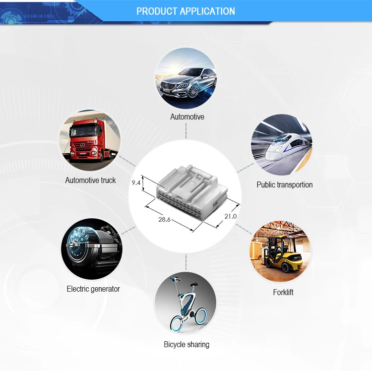 Ket Mg654102 24pin汽车电缆连接器电子连接器 - Buy 电缆连接器，汽车连接器，电子连接器 Product on ...