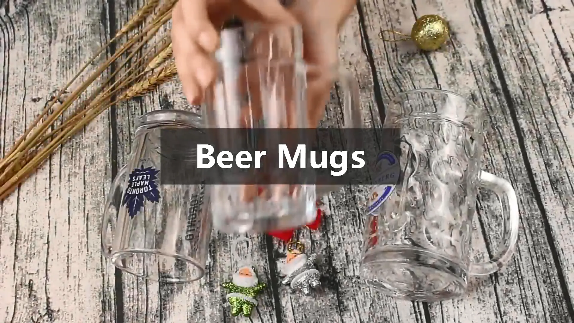 Custom Borosilicate Glass Mug Cup Beer Glasses With Handle For Bar ...