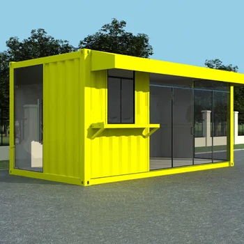 Prefab Mobile Shipping Container House For Booth Kiosk - Buy Prefab ...
