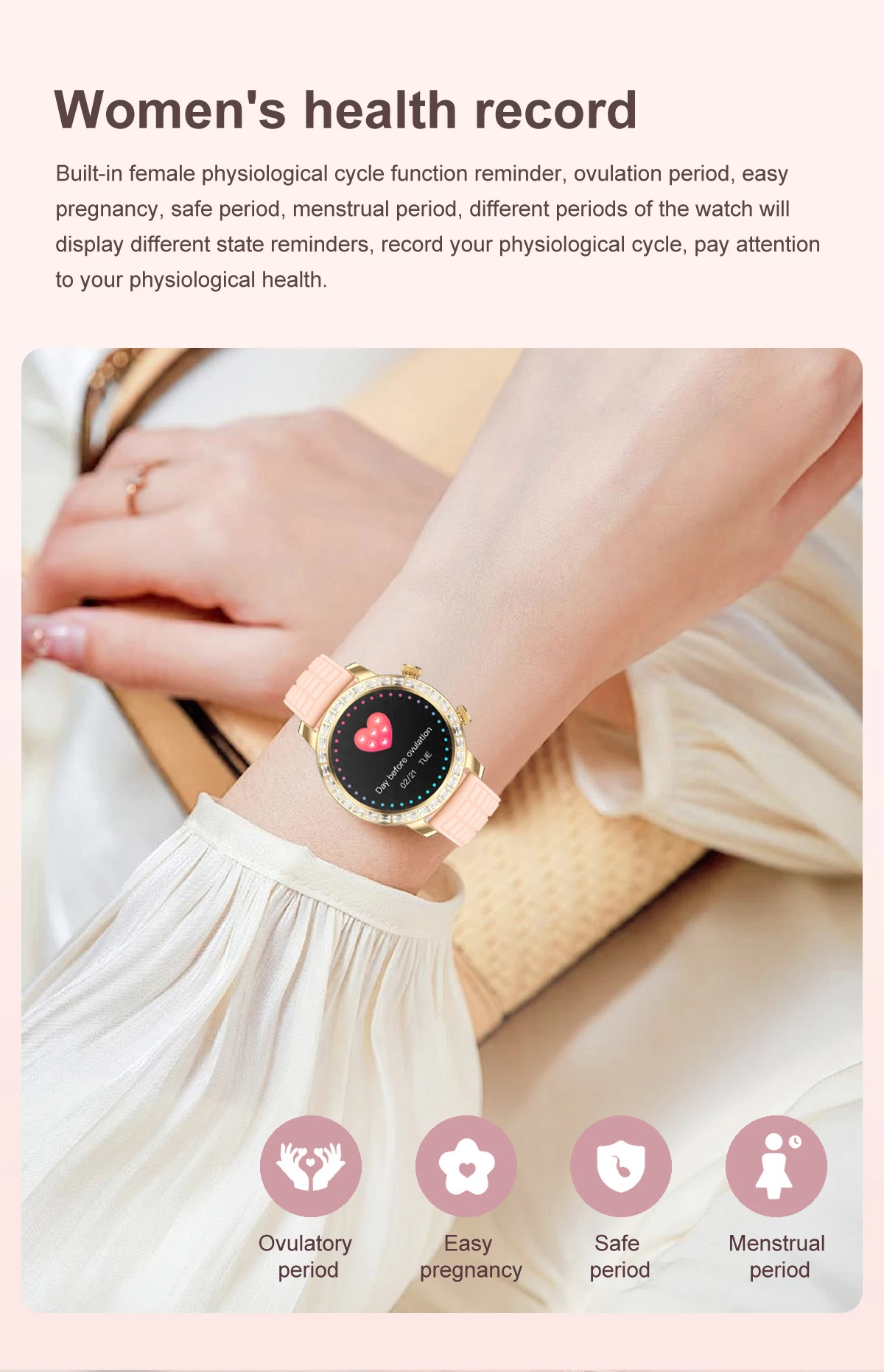 Z95 Mini Smart Watch - Cute Wrist Design with AMOLED Display