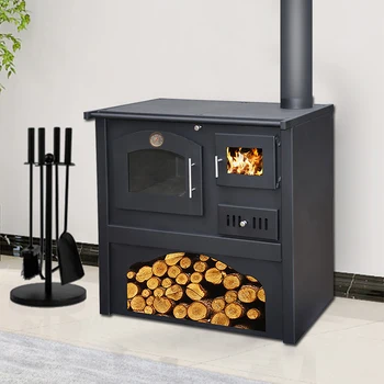 Modern Factory Price Wood Burning Stove With Oven Firewood Stove - Buy ...