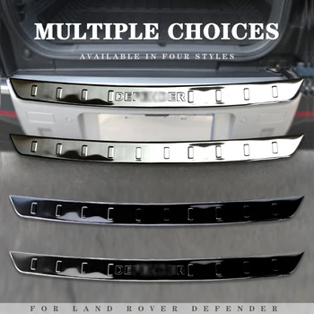 Car Trunk Door Sill Plate Rear Bumper Guard Protector Stainless Steel ...