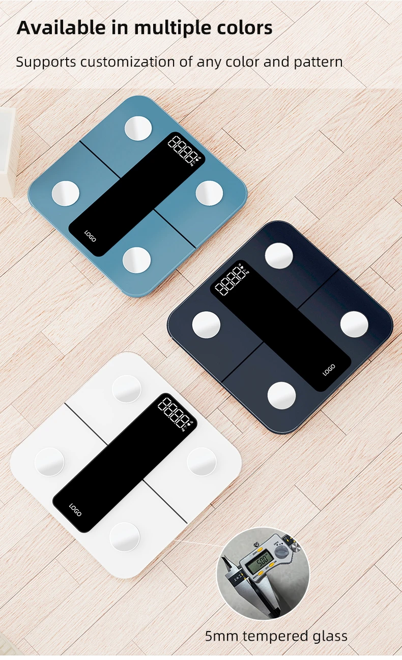 Unique Wireless Smart Scale Smart Weight Scale 180kg Digital Weight Fat ...