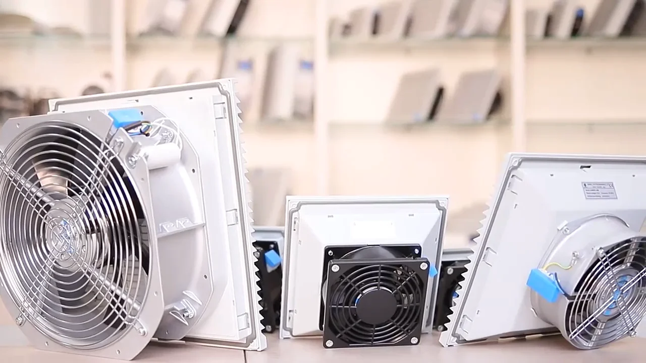 Linkwell New Product Industrial Cabinet Ventilation Panel Cooling Fan ...