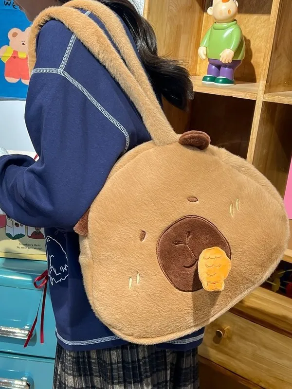 Linda New Design Capybara Plush Backpacks Stuffed Animals Plush Toys ...