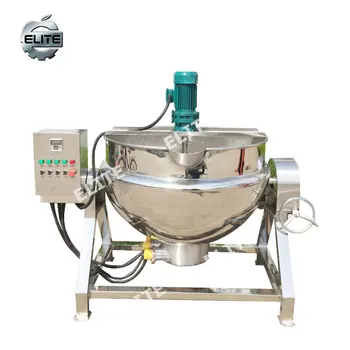 200l Industrial Jacketed Cooking Pot Kettle Tomato Paste Soup Sugar ...