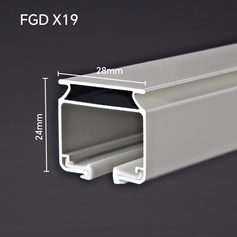 Factory Wholesale Ripple Fold Curtain Track Rail Slide S Wave Curtain ...